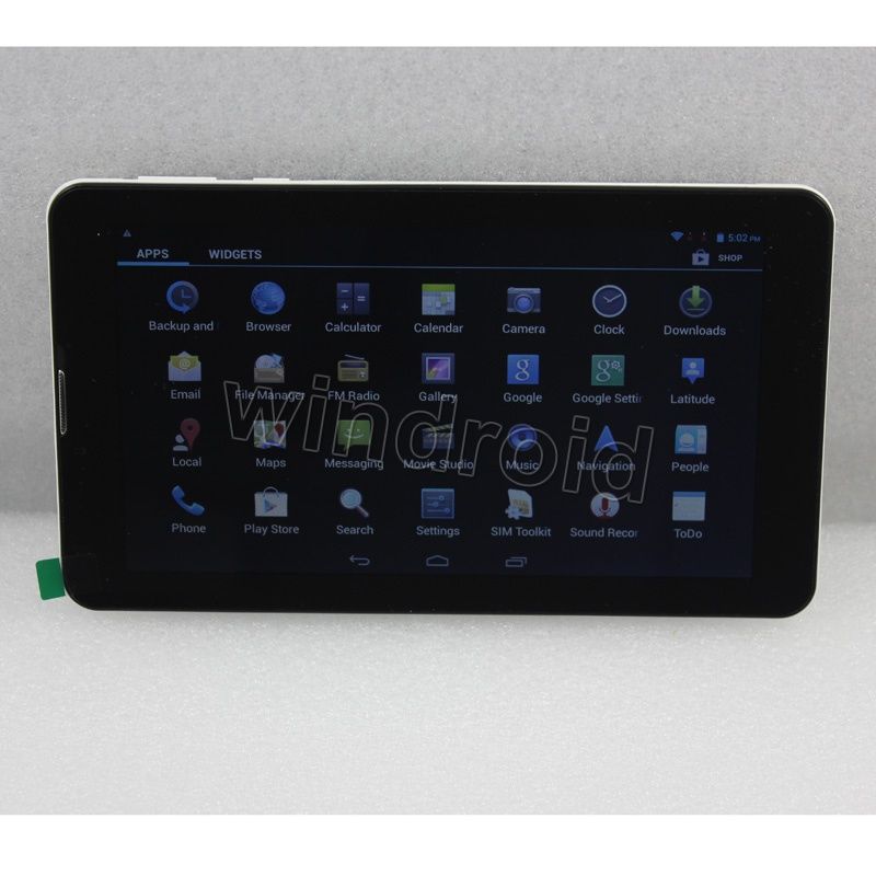 New Arrival 7 Inch HD Screen 3G Phone Call Merlin Tablet 7 Inch MTK6592 Duad Core 1.2GHz Android ...