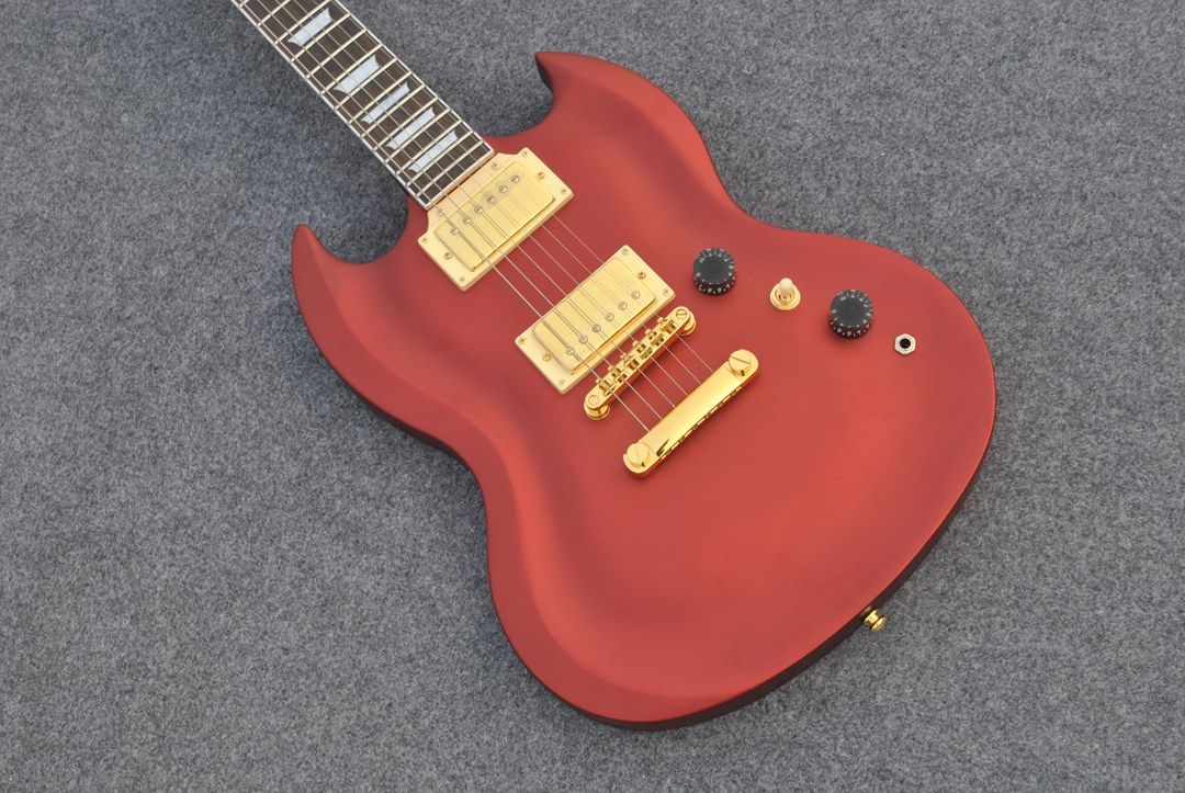 New Brand SG Electric Guitar With Gold Hardware In Red Color From ...
