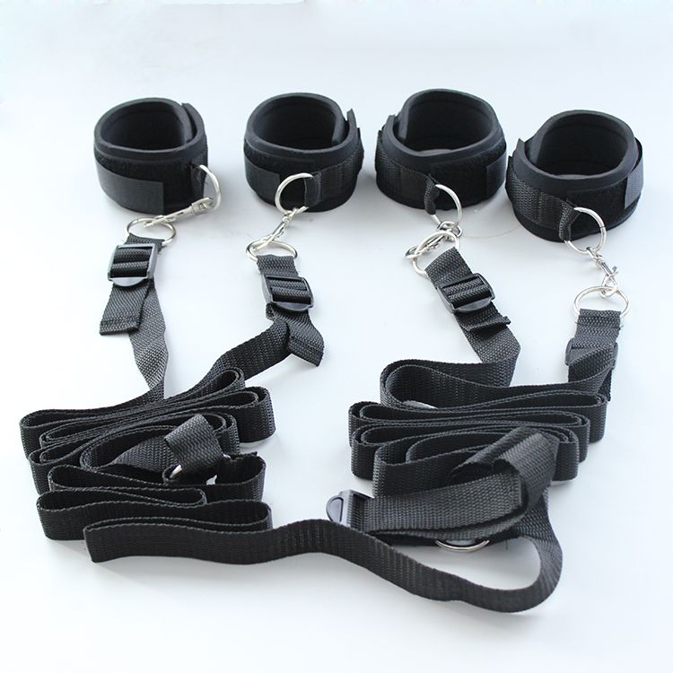 Under The Bed Restraint System Honeymoon Bondage Handcuffs Leg Cuffs