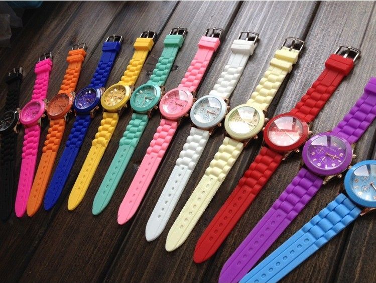 Luxury Mint Green Geneva Watch New Style Alloy Shell Shadow Geneva ...