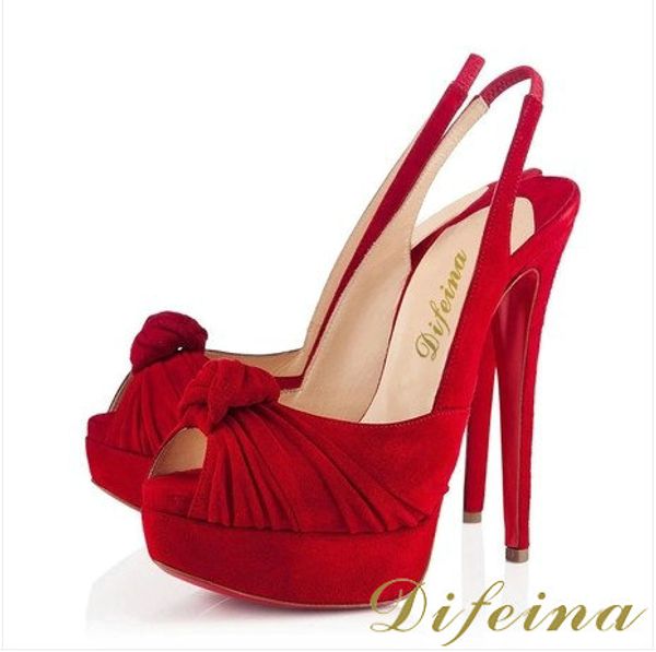 chaussure a talon fashion rouge