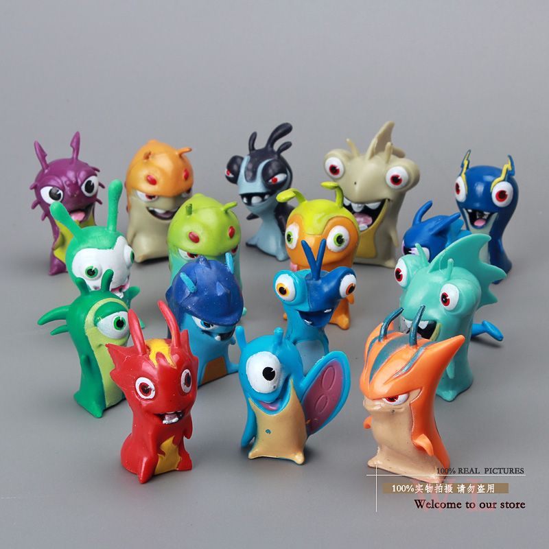Cute New Movie Cartoon Slugterra PVC Action Figures Toys Christmas ...