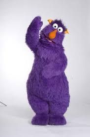 Purple Elmo Furry Sesame Street Mascot Costume Character Costume School ...