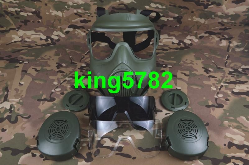 Wholesale M50 DC 15 Respirator Gas Mask Style Mask With 2 Fliters Black ...