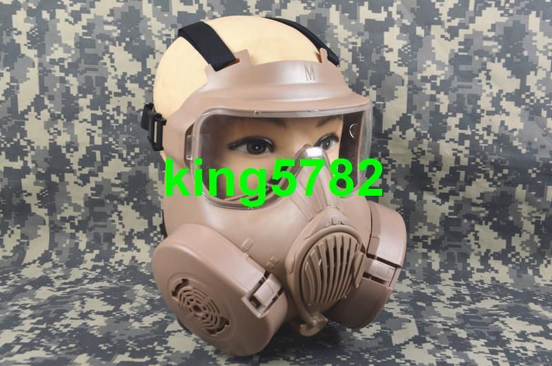 Wholesale M50 DC 15 Respirator Gas Mask Style Mask With 2 Fliters Black ...