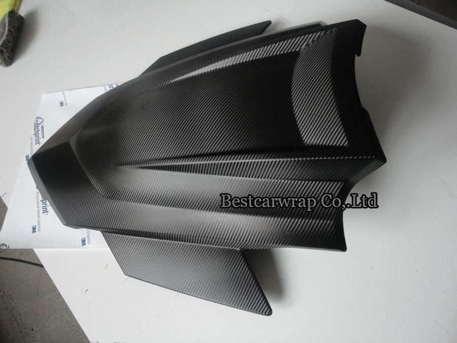 3M Quality 3D Black Carbon Fiber Vinyl Wrap Car Wrapping Film Sheets ...