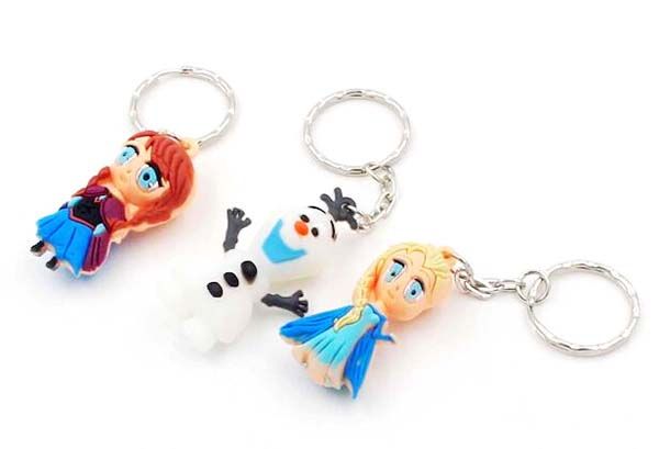 Frozen Keychains Key Chains Elsa Ana Olaf Sven 3d Toys Bag Hangers ...