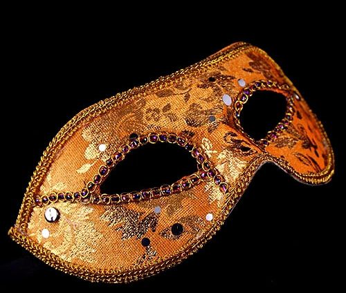 Half Face Mask Halloween Masquerade Mask Male Venice Italy Flathead ...