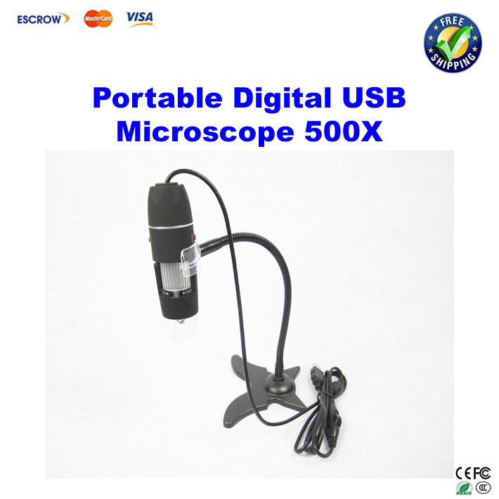 500x Portable USB Digital Microscope - nolfprotect