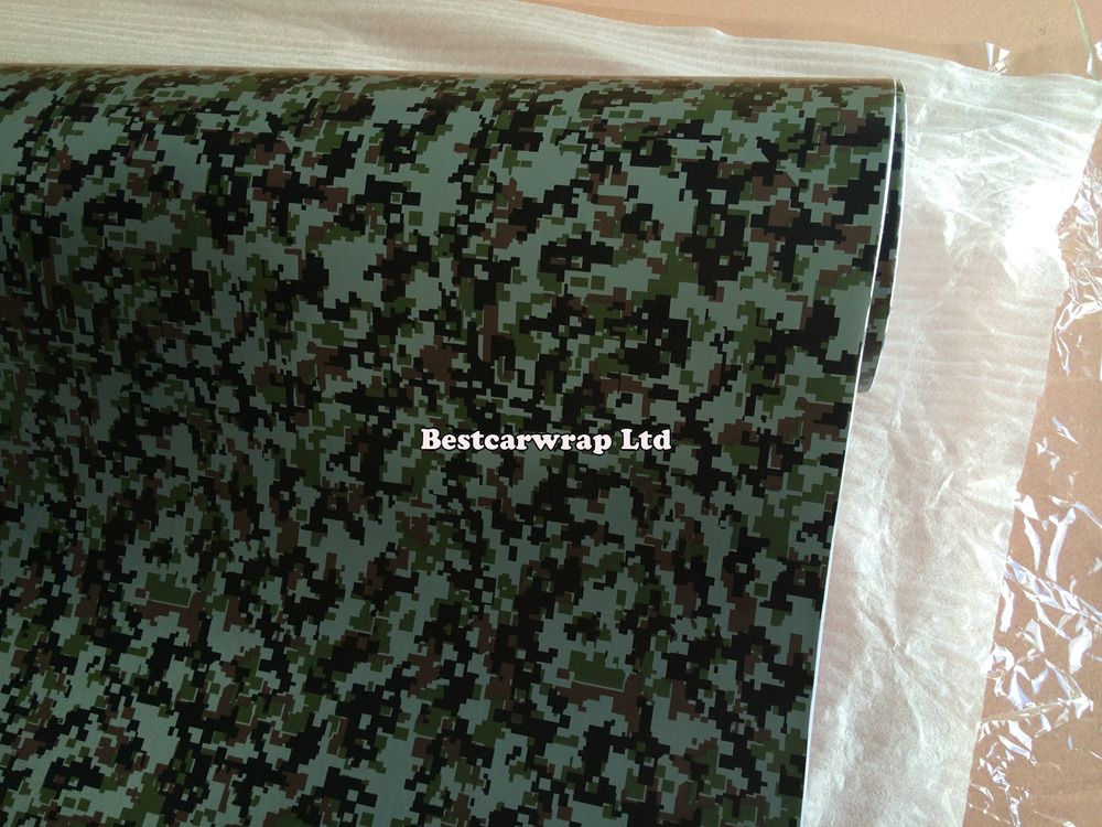High Quality Digital Pixel Camouflage Vinyl Wrap Camo Car Covering Air ...