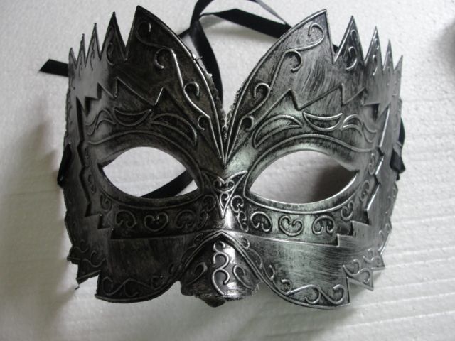 Handmade Half Face Venetian Masquerade Masks | Gold/Silver Old ...