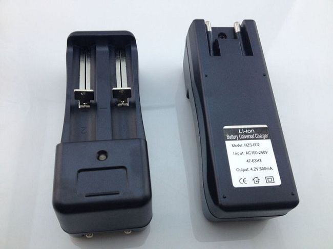 18650 18350 Battery Wall Charger Adapter Dual Ports For Li Ion 18500 ...