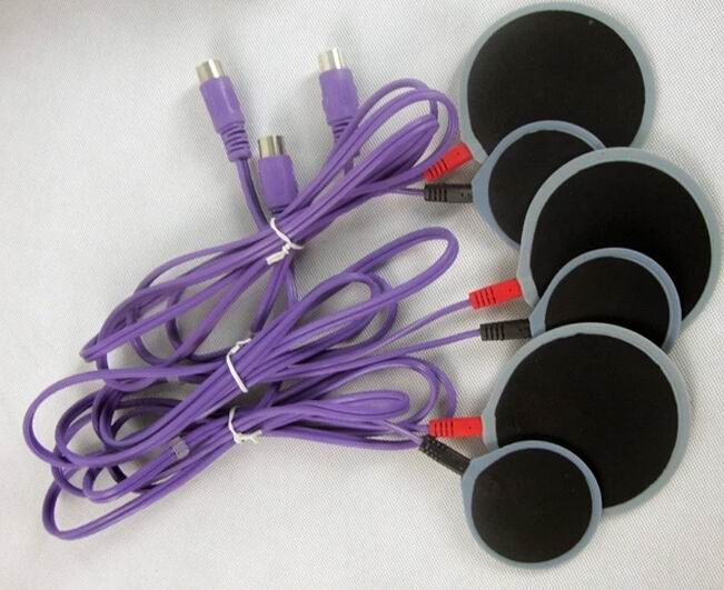 24 Pads Face Massager Body Pads Electro Faradic Current Slimming ...