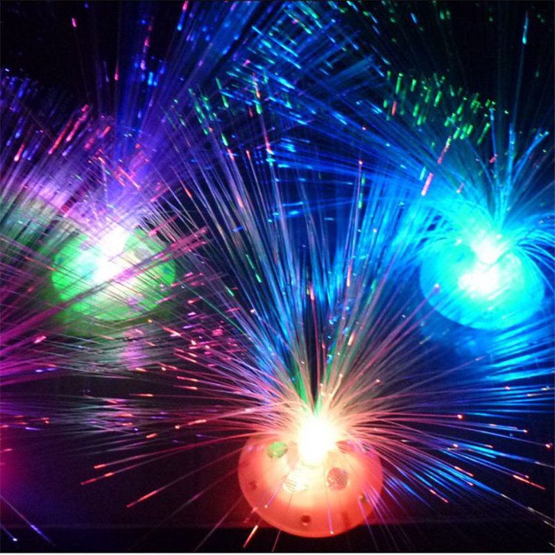 Stretch Ceiling LED Colorful Fiber Optic Night Light Multi-Colored ...