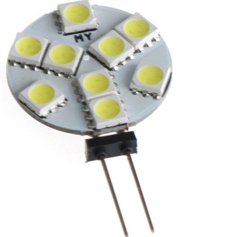 DC 12V G4 3W 9led 9smd Home Car RV Marine Boat LED Light Bulb Lamp 9 ...