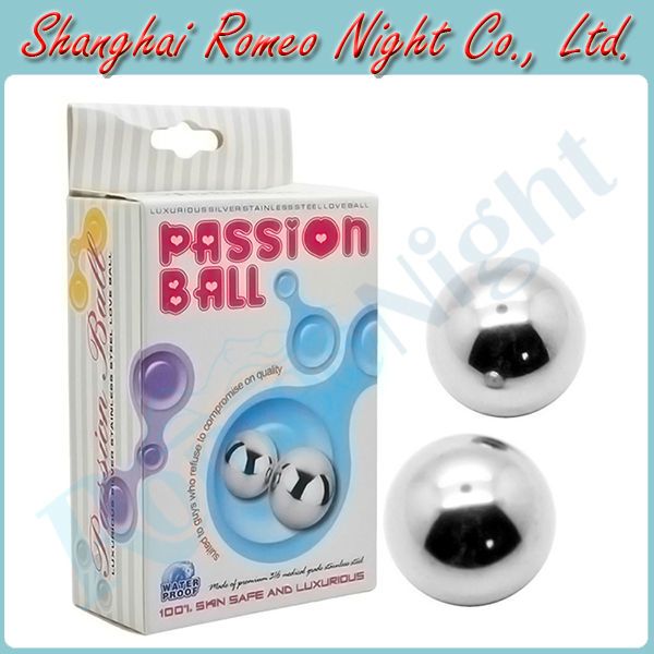 Passion Solid Steel Giggle Balls Advanced Vagina Trainer Ben Wa Balls Women Sex Toys Penis