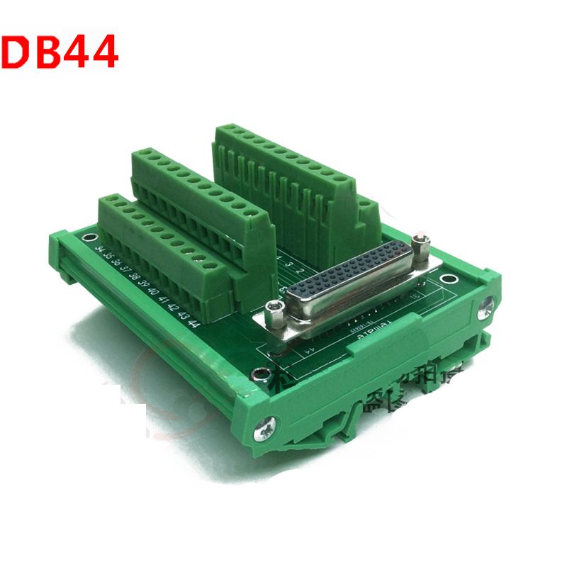 DB44 Male / Female Socket Terminal Block Breakout Board Adapter Cable ...
