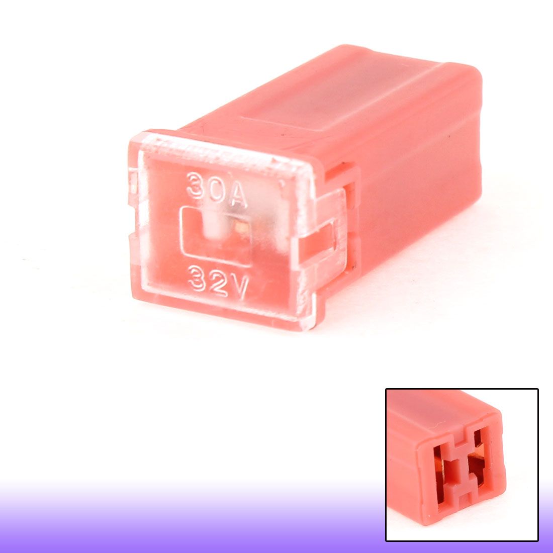Car Auto Link Pink Slow Blow PAL Female Mini Fuse 30A 30 Amp 32V From ...