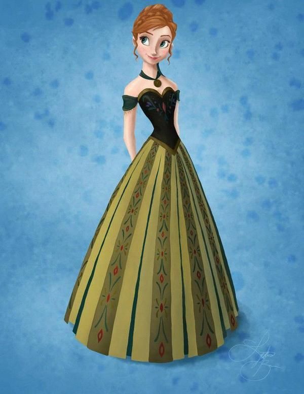 Frozen Anna Prom Dress
