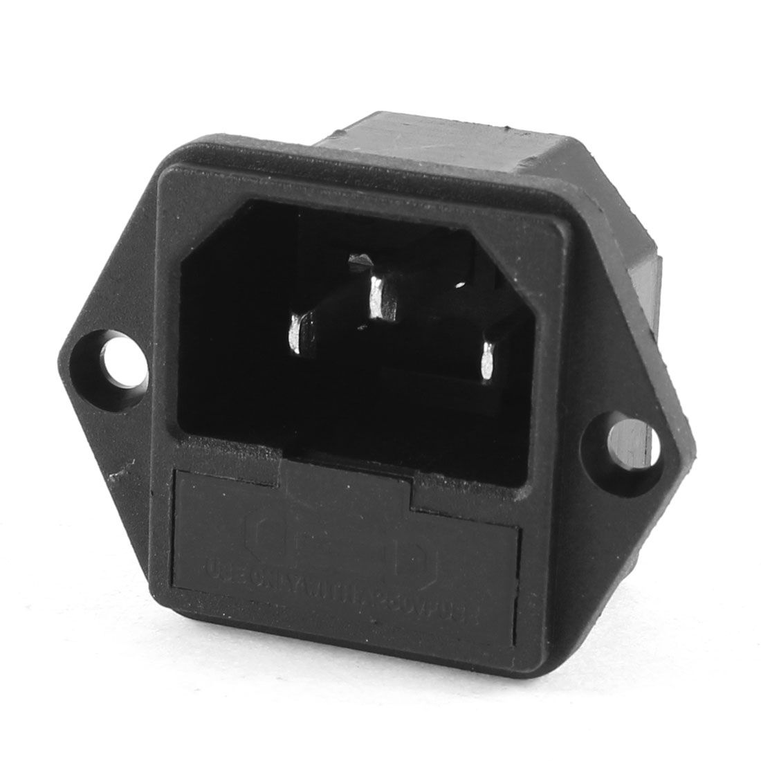 IEC 320 C14 Male Plug Inlet Panel Socket Connector 15A 250V W Fuse ... IEC 320 C14 Male Plug Inlet Panel Socket Connector 15A 250V W Fuse ...
