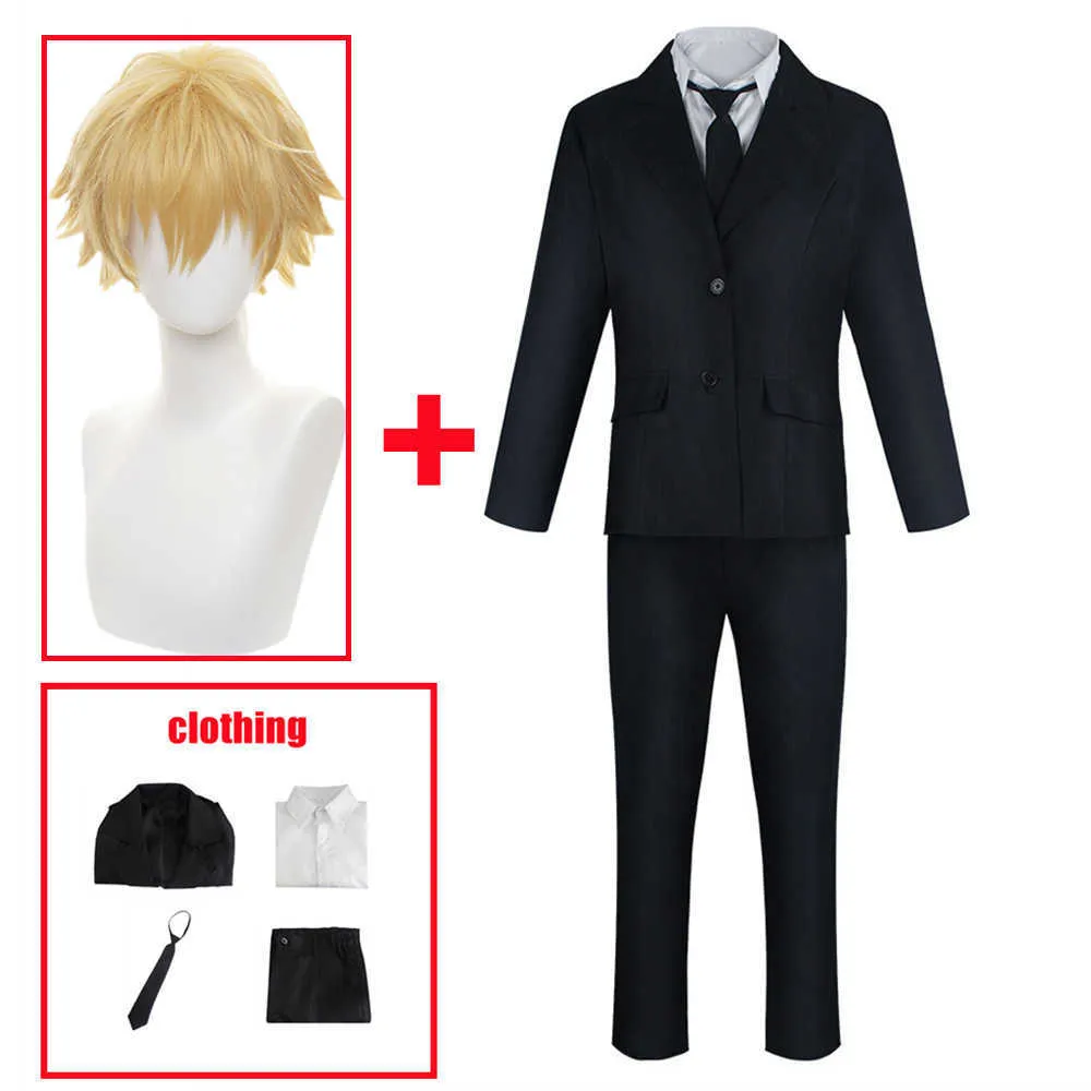 Costumes Danime Anime Chainsaw Man Denji Cosplay Come Black Cost ...