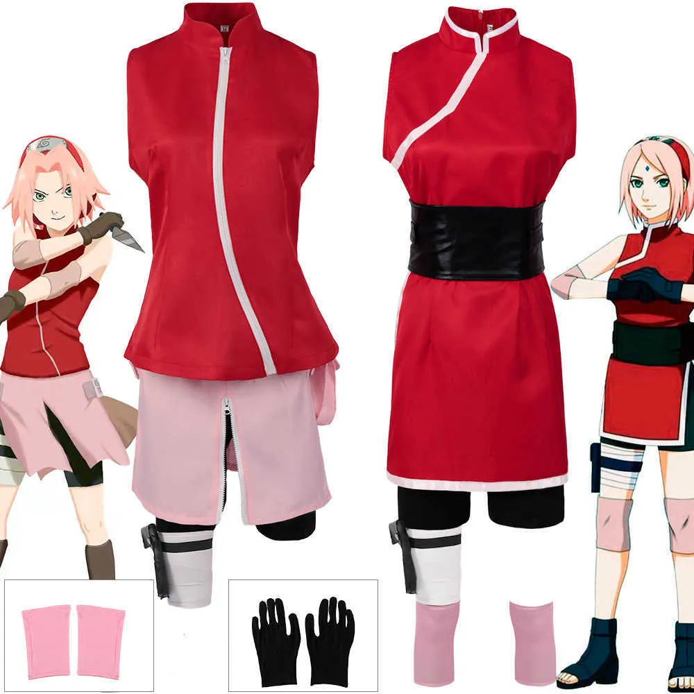 Disfraces De Anime Anime Shippuuden Haruno Sakura Cosplay Viene Trajes ...