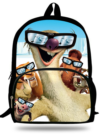 16 Inch Cartoon Ice Age School Backpacks For Boys Age 7-13 Kids ...