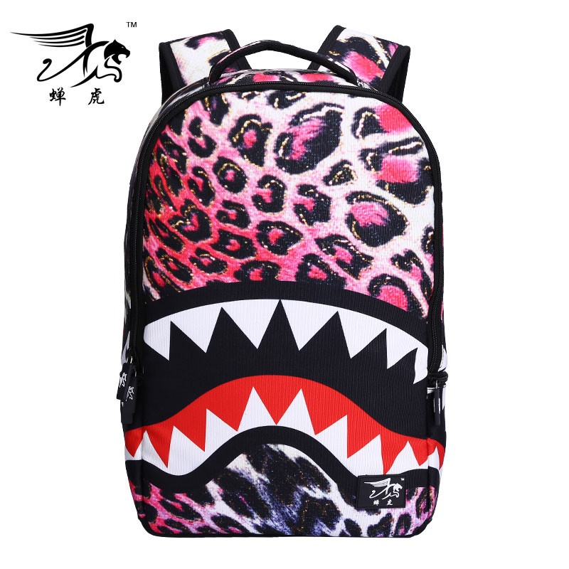 2016 Men And Women Cool Shark Tooth Fish Bloody Designer Outdoor ...