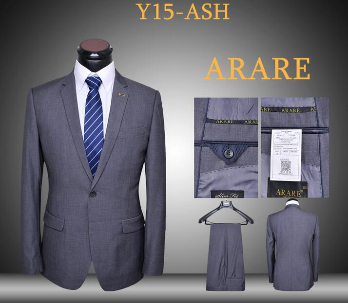 Slim Fit Suits Latest Coat And Pants Blue Black Ash Uniform Dressing ...