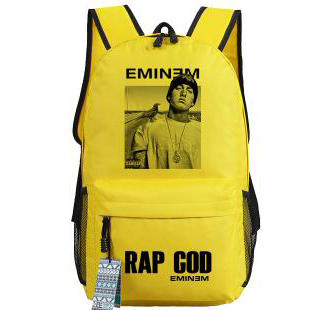 2017 Band Eminem Backpack Rap God School Bag Pop Star Daypack Hot ...