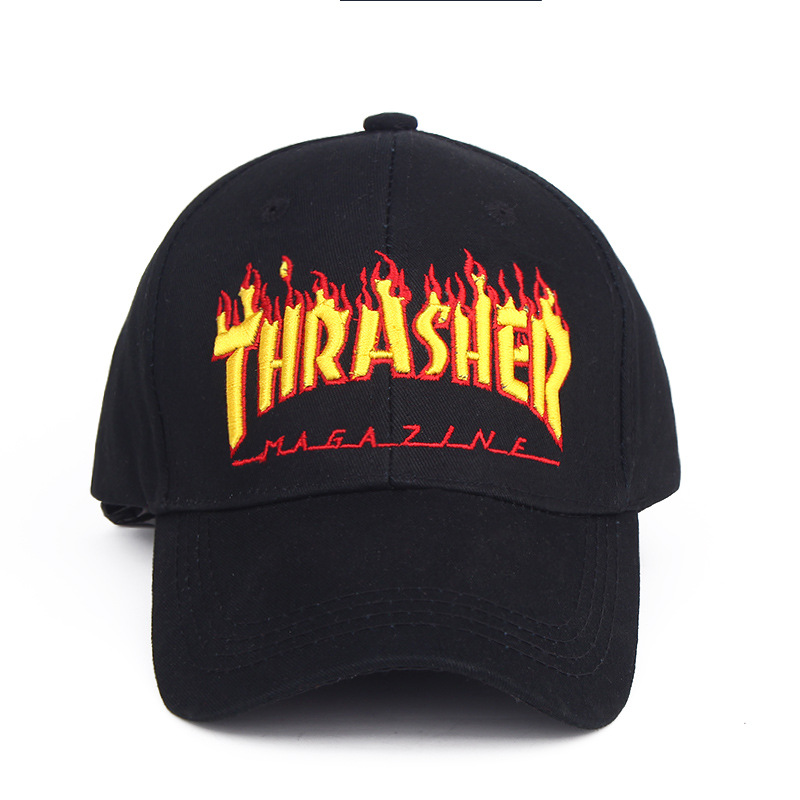 Thrasher Cap Snapback Hats Hip Hop Peaked Brand Sport Flat Casquette ...