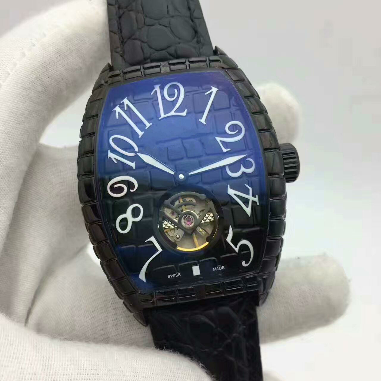 Luxury Barrel Shaped Tourbillon Automatic Hmt Original Watch Price With ...