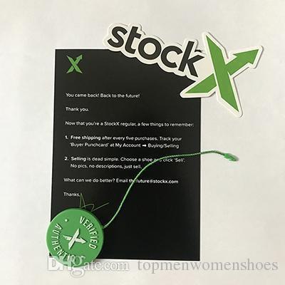2020 Stockx Store Shoes Tags Stock X Green Circular Tag Rcode Stickers ...