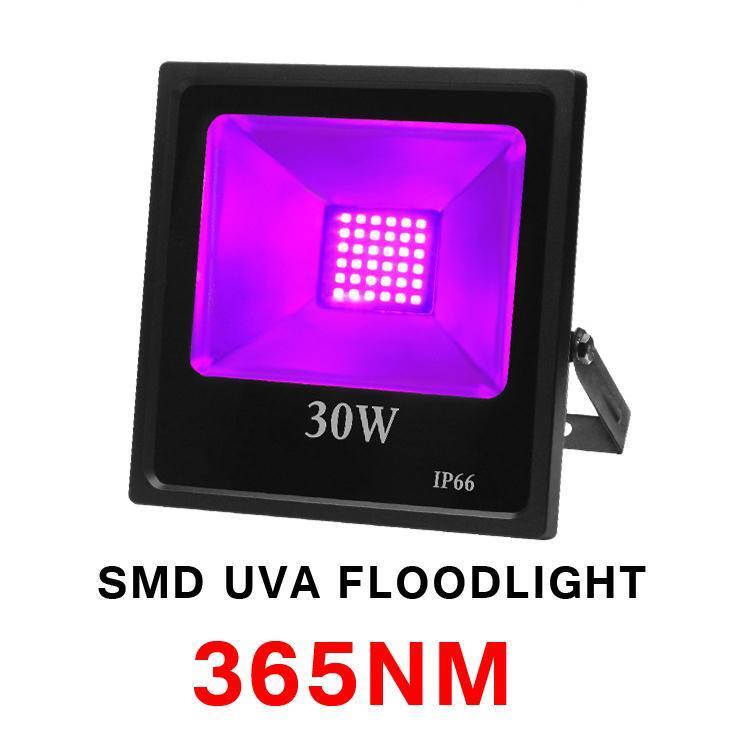 365NM UV LED Black SMD Light High Power Ultra Violet UV LED Flood Light ...