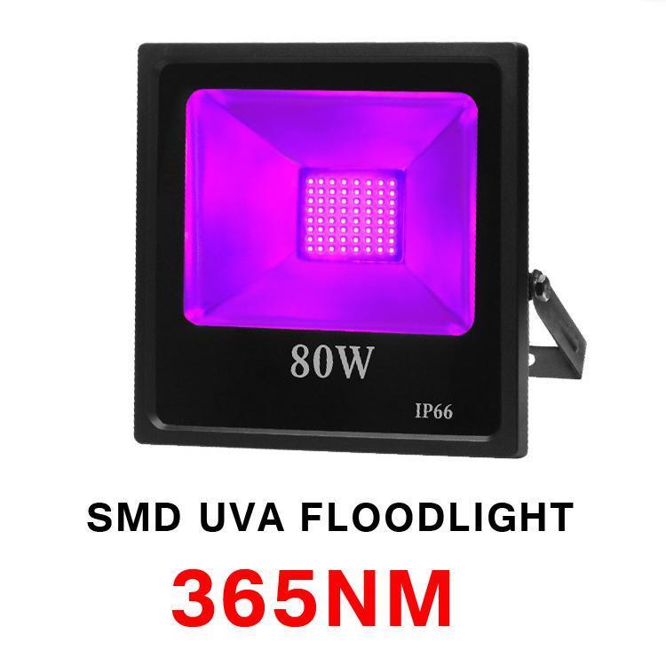 365NM UV LED Black SMD Light High Power Ultra Violet UV LED Flood Light ...