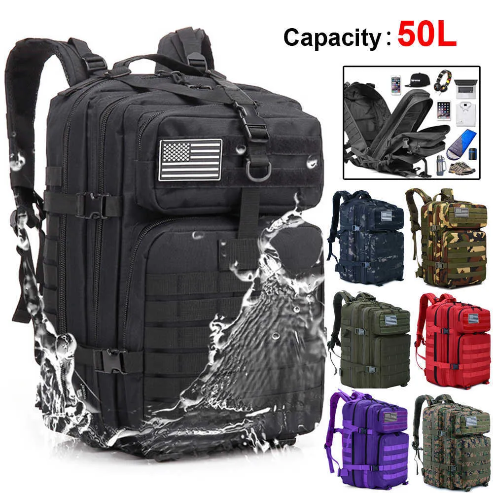 Backpackpakketten 50l Grote Capaciteit Mannen Leger Militaire Tactische ...