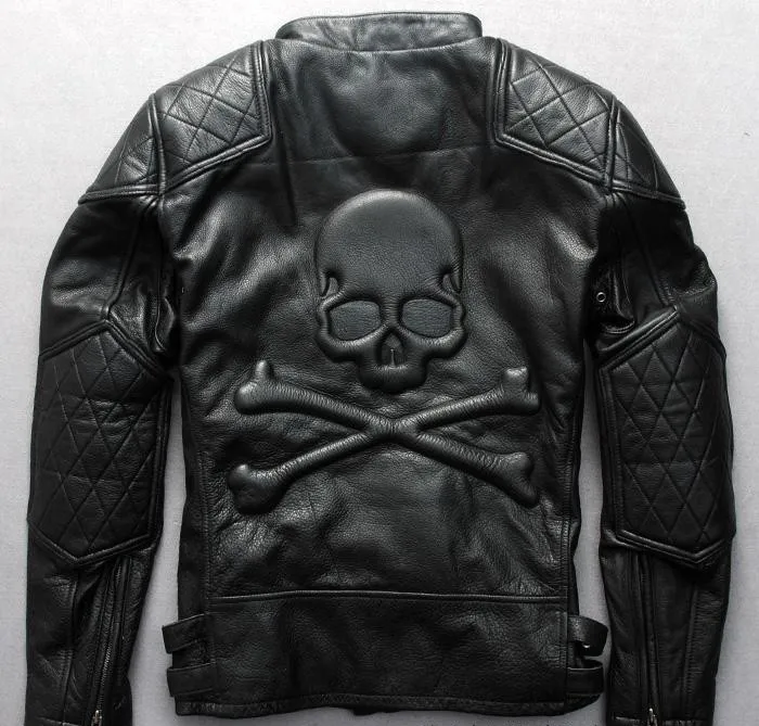 Mejor Precio En A Granel Cadiance Mastermind Locomotive Veste En Cuir ...