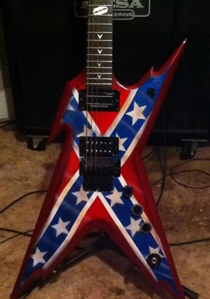 Razor Dim 333 Dimbag Darrell Rebel Bandera Confederada Red Electric ...
