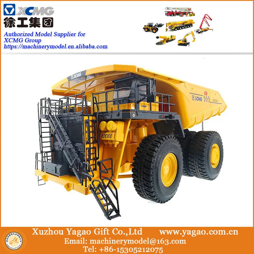 Diecast Model 1 50 XCMG XDE360 Mining Truck 360 Tons Replica Collection Match With XE7000 ...
