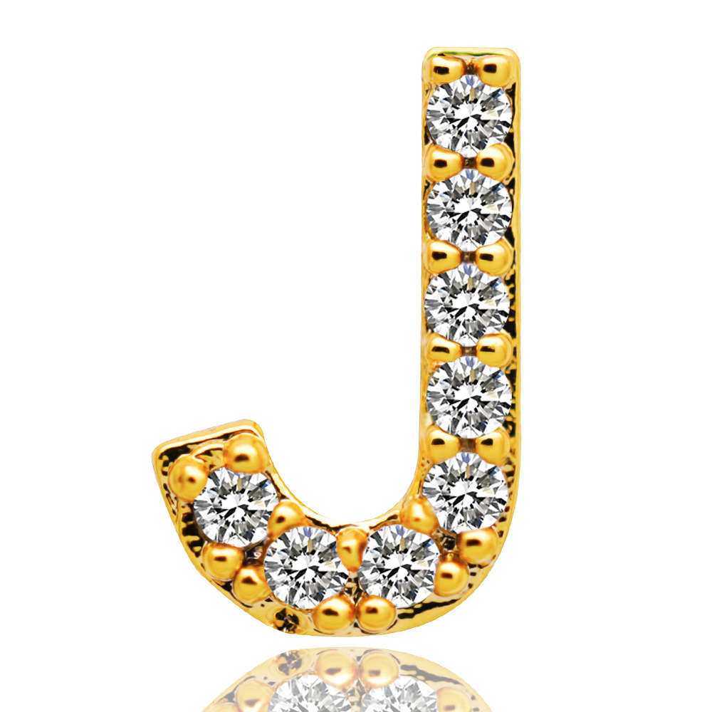 2021 Gold & White Gold Iced Out A Z Custom Letter Grillz Full Diamond ...