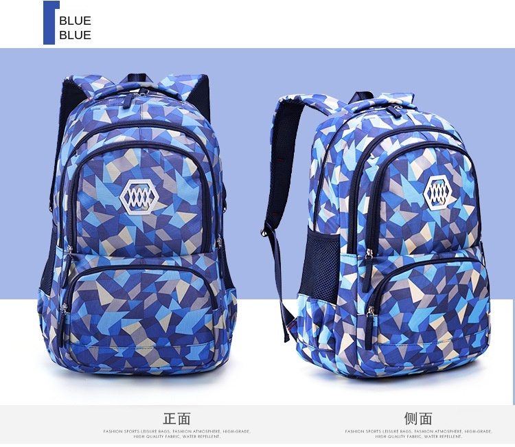 Multi Color Printed Popular Fashion Children School Bags Boys Backpack ...