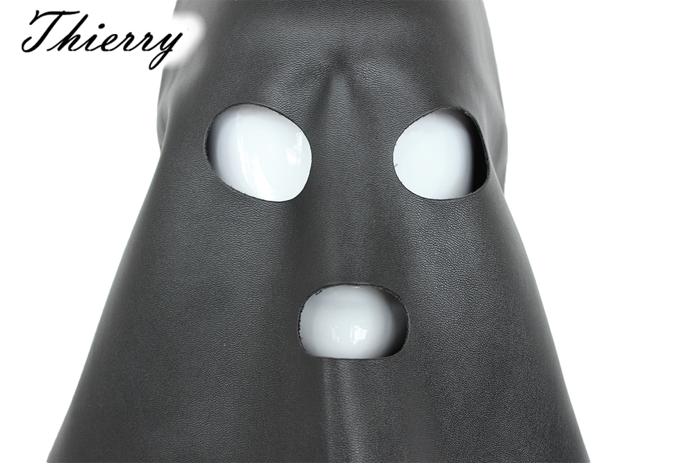 Thierry Ghost Executioner Hood Mask , Full Cover Bondage Head Hood With ...