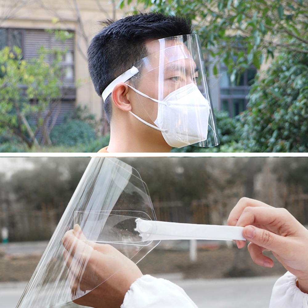 Transparent Protective Mask Full Face Anti Fog Protective Masks Cooking ...