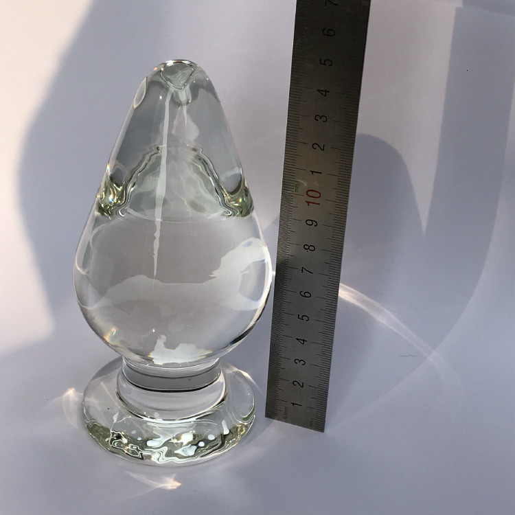 Dia 48mm To 80mm Pyrex Crystal Glass Anal Plug Big Long Glass Butt Plug ...