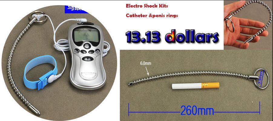 Wireless Remote Control Electro Shock Penis Cock Ring Anal Plug ...