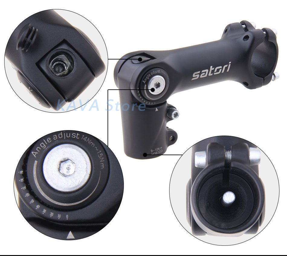 Satori UP2 Ajustable Altura Bicicleta STEM RISER 31,8 MM Mountain Bike ...