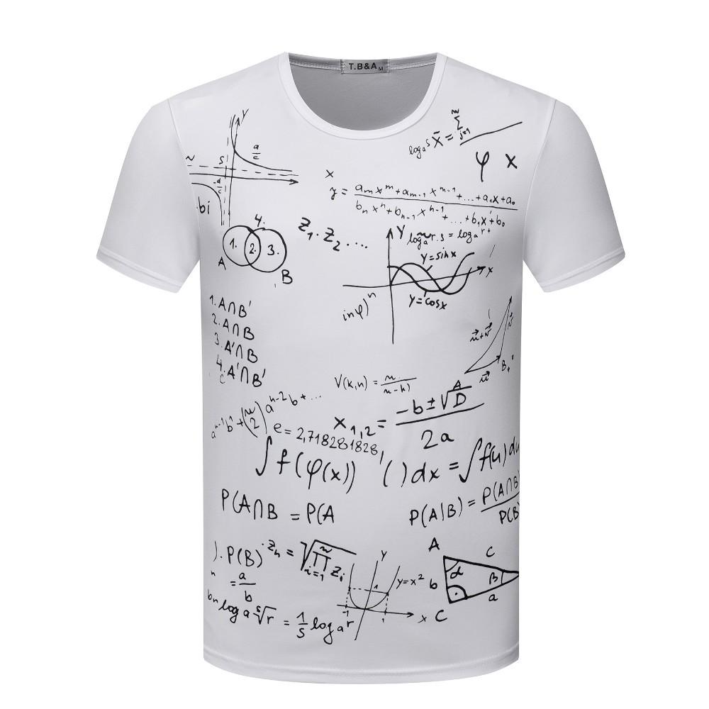 Speed Sell Mens Short Sleeve T Shirt Mathematical Formula Mathematical