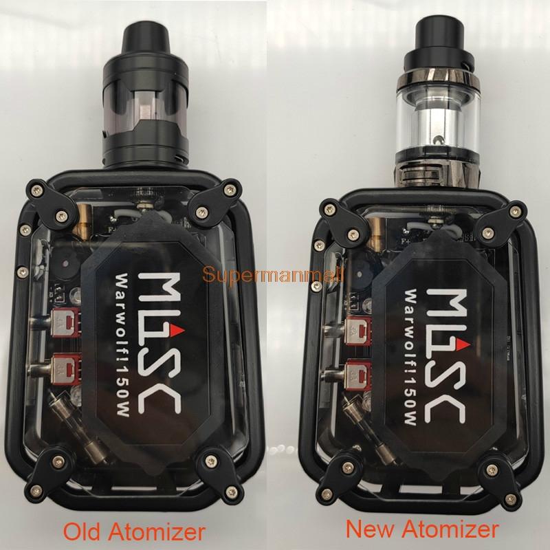 Cool 150W Warwolf Vape Kit 150W Box Mod Laser E Cigarette With Big ...
