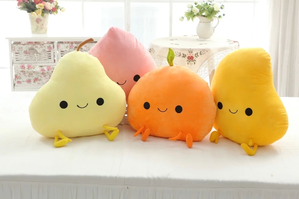 Discount Cuddly Fruits Plush Toy Smile Stuffed Plants Mango Orange ...