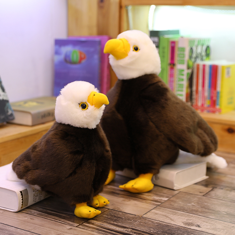 2021 20/30/40cm Realistic Bird Sea Eagle Stuffed Toy Simulation Animal ...